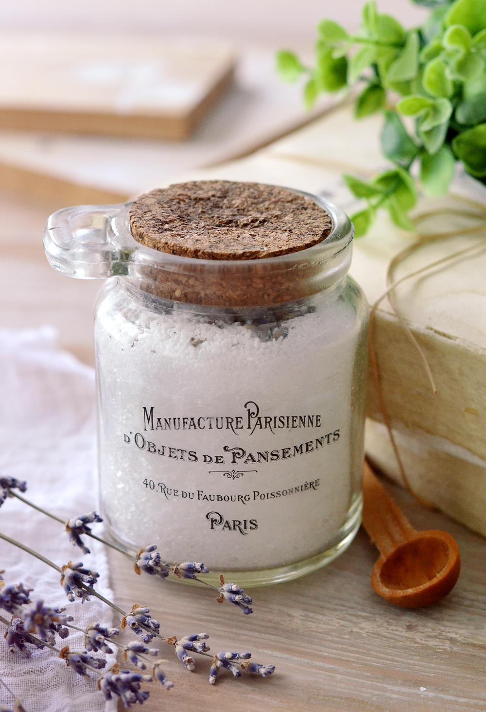 DIY Packing Tape Clear French Labels + free printable